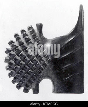 This ancient axe head, housed at the Metropolitan Museum of Art, dates ...