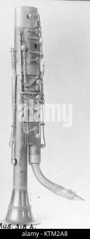 A Bass Clarinet in C, part of the musical instrument collection at the ...