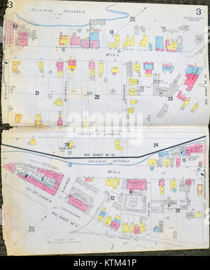 A historical fire insurance map from Belleville, detailing structures ...