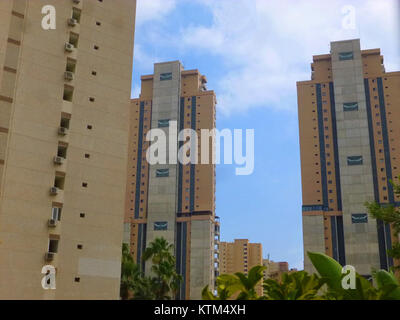 The Torres d'Oboe are residential towers located in Benidorm, Spain ...
