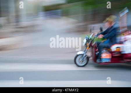 Ground transportation, use of motorbike as main transport in the city ...
