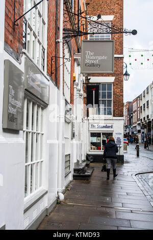 The Watergate Street Gallery, Chester UK Stock Photo - Alamy
