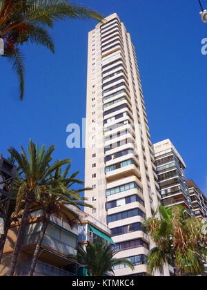 Benidorm, Spain, is known for its iconic skyscrapers, including the ...
