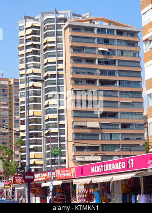 Benidorm is a coastal city located in the Valencia region of Spain ...
