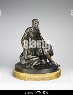 This artwork portrays Belisarius, the Roman general, with his guide ...
