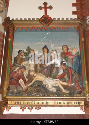 The Sint Lambertuskerk in Beers, North Brabant, features a set of ...