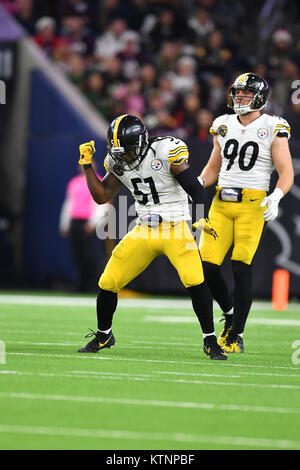 Pittsburgh Steelers linebacker Sean Spence (51) is tended to by ...