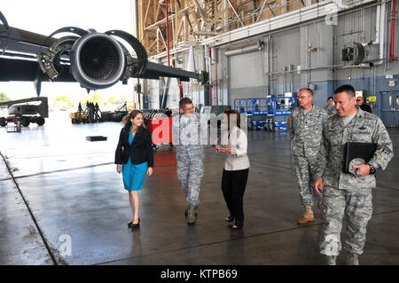 U.S. Air Force Col. Susan Moran, middle, Pacific Air Forces Surgeon ...