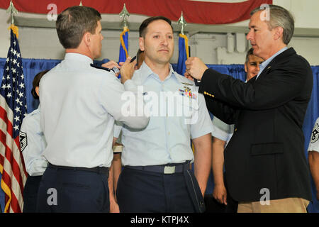 Col. Greg Semmel (left), 174th Attack Wing (ATKW) wing commander and ...