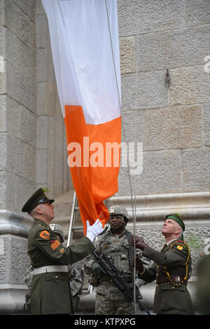Lt. Col. Sean Flynn, battalion commander of the New York National Guard's 1st Battalion 69th ...