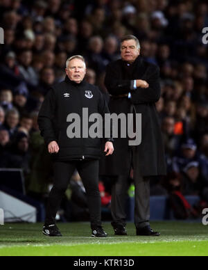 Everton's assistant manager Sammy Lee before the Premier League match ...