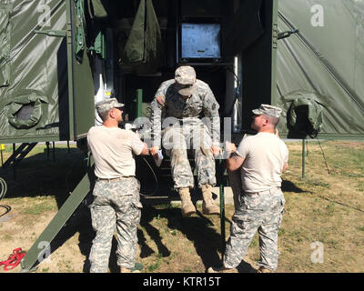 Camp Smith, NY – SSG Mace, SGT Plakas, and SPC Beecham, assigned to HSC ...