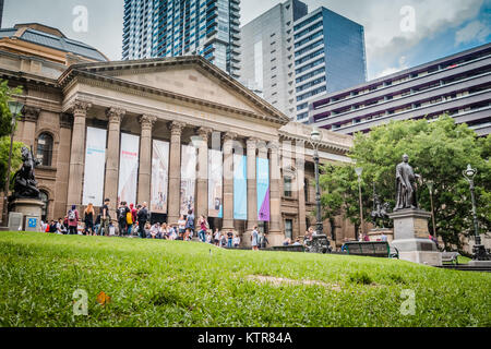The state library in Melbourne, Victoria Stock Photo - Alamy