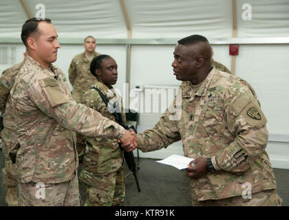 U.S. Marine Sgt. Maj. Damian Reed, the sergeant major of Advanced ...