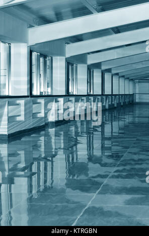 Convention Center Hallway Windows Stock Photo - Alamy