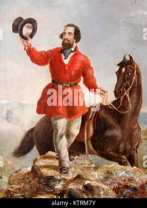 A portrait of Edward Hammond Hargraves, an Australian prospector ...