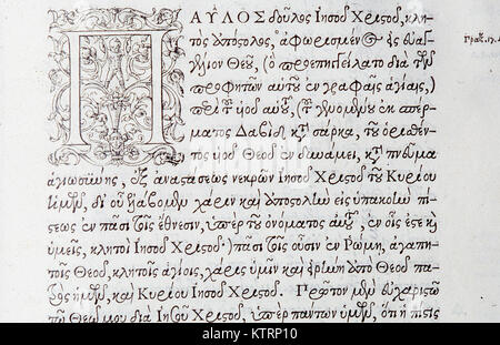 1550 Stephens Greek New Testament, the Textus Receptus translated for ...