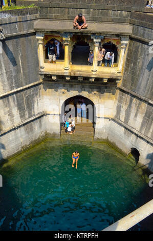 Baramotichi Vihir stepwell in Limb, Satara village, Maharashtra, India ...