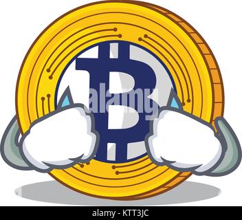 Crying gold coin cartoon character for payment Stock Vector Image & Art ...