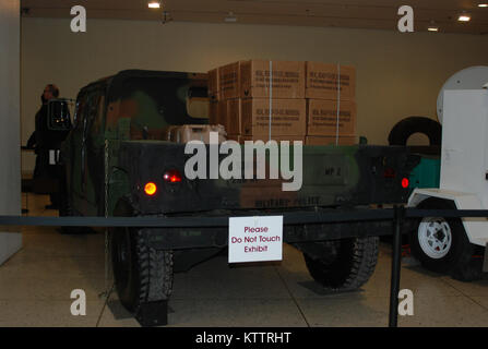 ALBANY--An M-1097 humvee on display on the Empire State Plaza Concourse ...