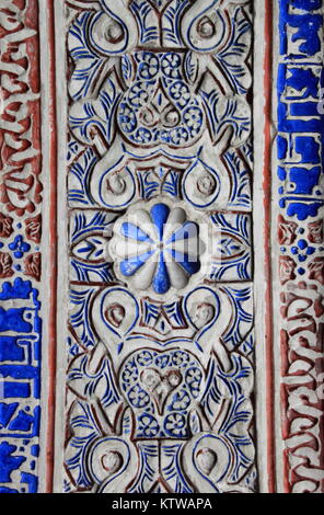 Traditional patterns of an andalusian Azulejo. Granada, Spain Stock ...