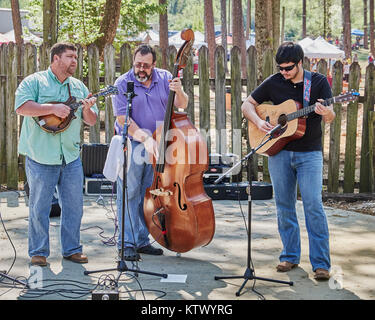 A local band is playing music on the streets for the celebration of ...