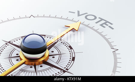 Estonia High Resolution Vote Concept Stock Photo - Alamy
