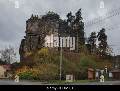 Sloup Castle near Česká Lípa in North Bohemia, Czech Republic Stock ...