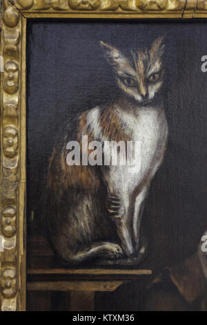 Painting 'The Family of El Greco' attributed to his son Jorge Manuel ...