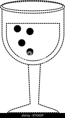 Red cup with white dots icon, flat style Stock Vector Image & Art - Alamy