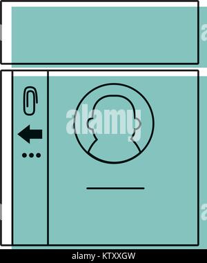 member registration color icon vector illustration Stock Vector Image ...