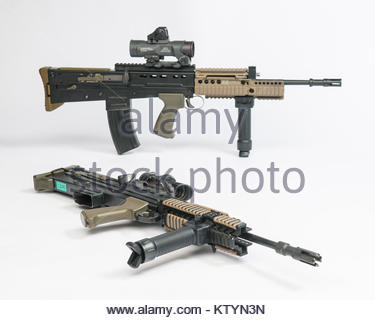 British Army SA80 assault rifle Stock Photo: 8173225 - Alamy