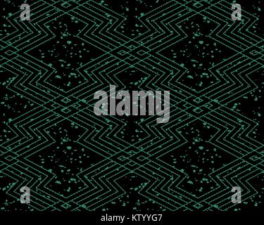 Antique seamless green background sawtooth round geometry Stock Vector ...