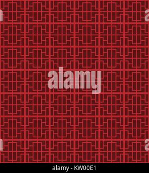 Seamless Chinese window tracery square geometry line pattern background ...