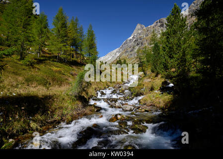 Osttirol Hohe Tauern, Dorfer valley with sea brook or Kalser Bach ...