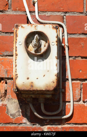 Old Rotary Light Switch Stock Photo - Alamy