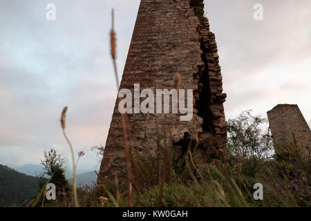Military tower of Nakh medieval architecture, typical Vainakh towers ...