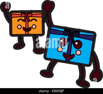 gift boxes emoji icon image vector illustration design Stock Vector ...