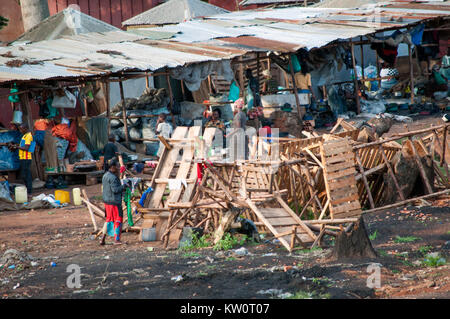 Old Entebbe market site, now a wasteland, Kitoro, Entebbe, Wakiso ...