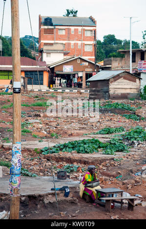 Old Entebbe market site, now a wasteland, Kitoro, Entebbe, Wakiso ...