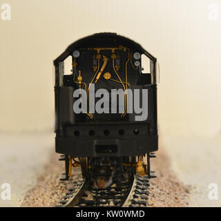 Interior of the footplate of a vintage steam locomotive. Illustrating ...