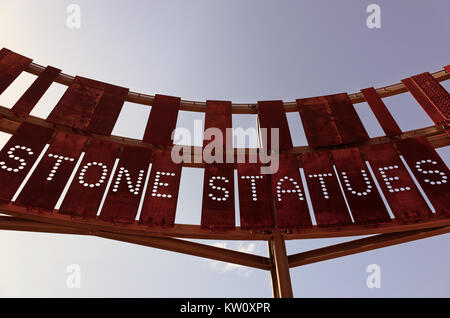 Metal Artwork Sculpture with Poetry located at Ballast Point Park in ...