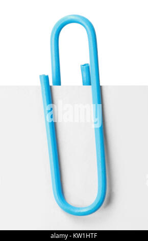 blue paper clip Stock Photo - Alamy