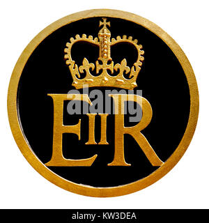 E II R Acronym Elizabeth II Regina (Queen of Great Britain Stock Photo ...
