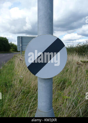Different traffic speed limit signs for trucks and all other motor ...