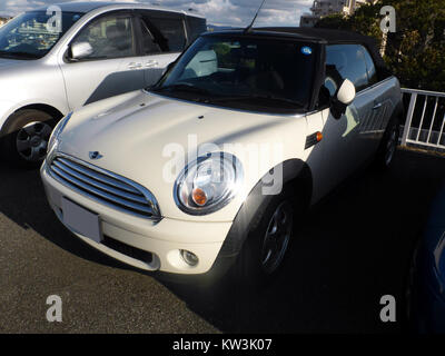 The BMW MINI Cooper Convertible (R57) rear view showcases its ...