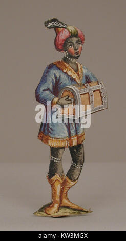 This artwork depicts a black magus with his blackamoor attendants ...