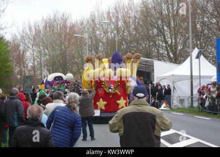 The Bloemencorso in Lisse, Netherlands, is a renowned flower parade ...