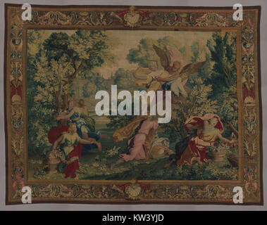 A depiction of Boreas and Orithyia from Ovid's 'Metamorphoses,' as ...