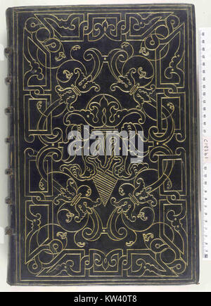 This Bible cover, dating back to the 1830s, is a historical artifact ...